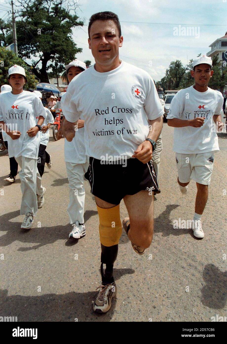 Leg clearing landmines hi-res stock photography and images - Alamy