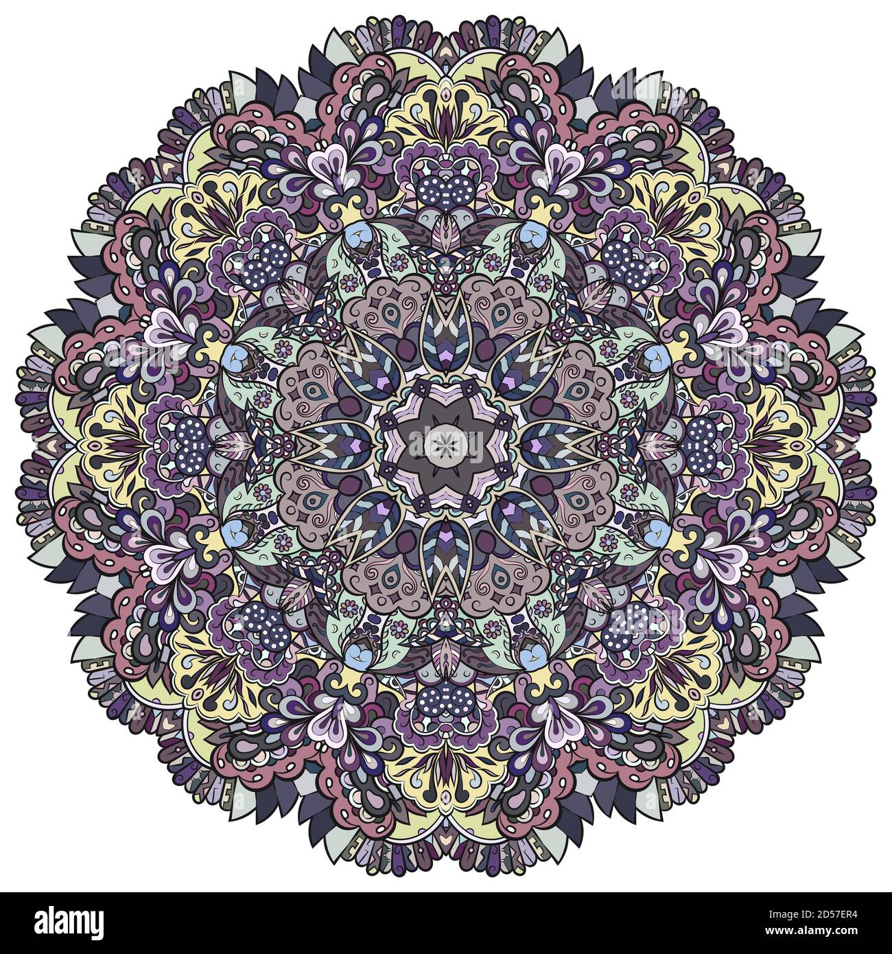 Mandala, tracery wheel mehndi design Stock Vector Image & Art - Alamy