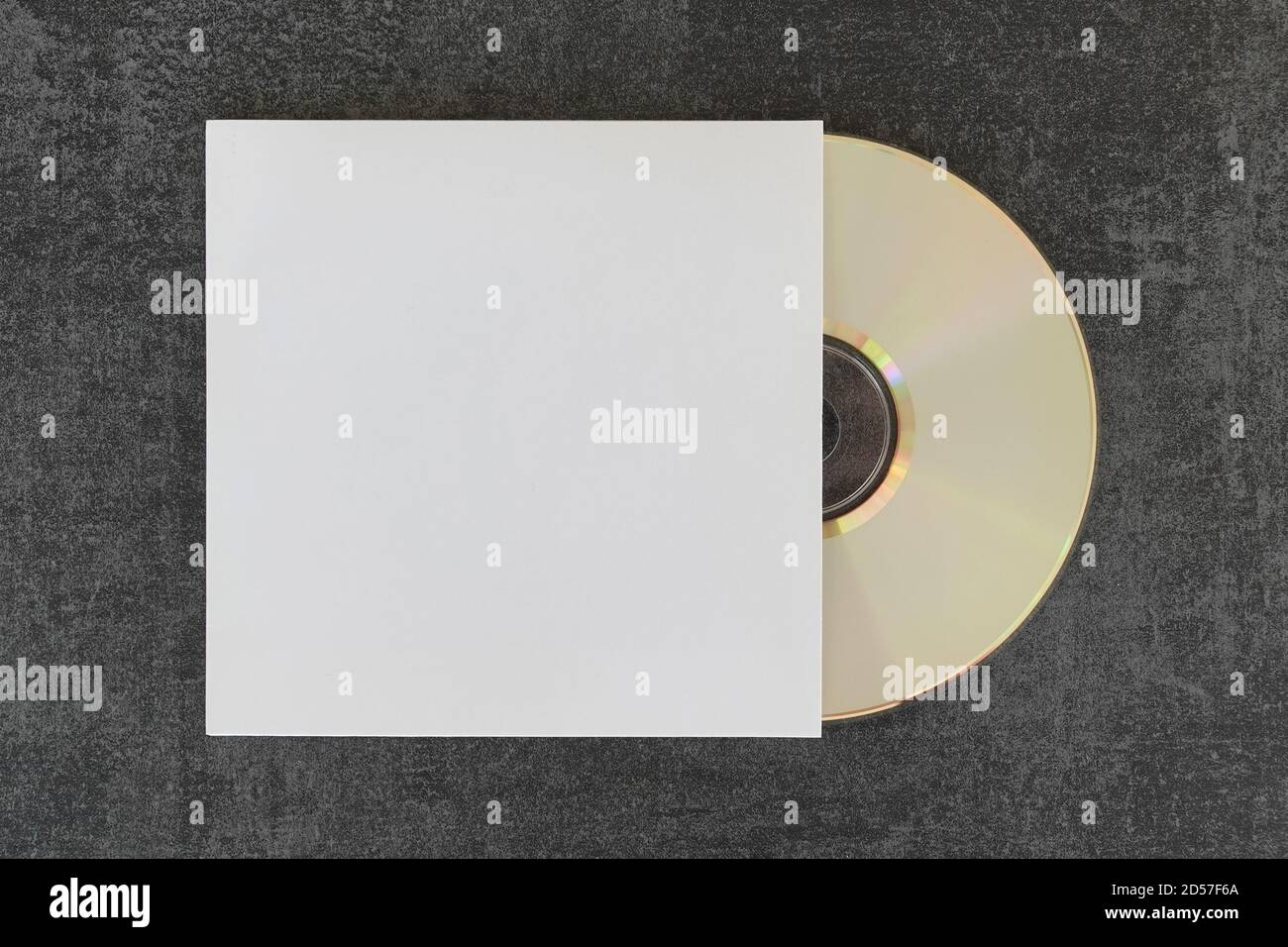 Compact disc cd and generic sleeve with copy-space to place your ...