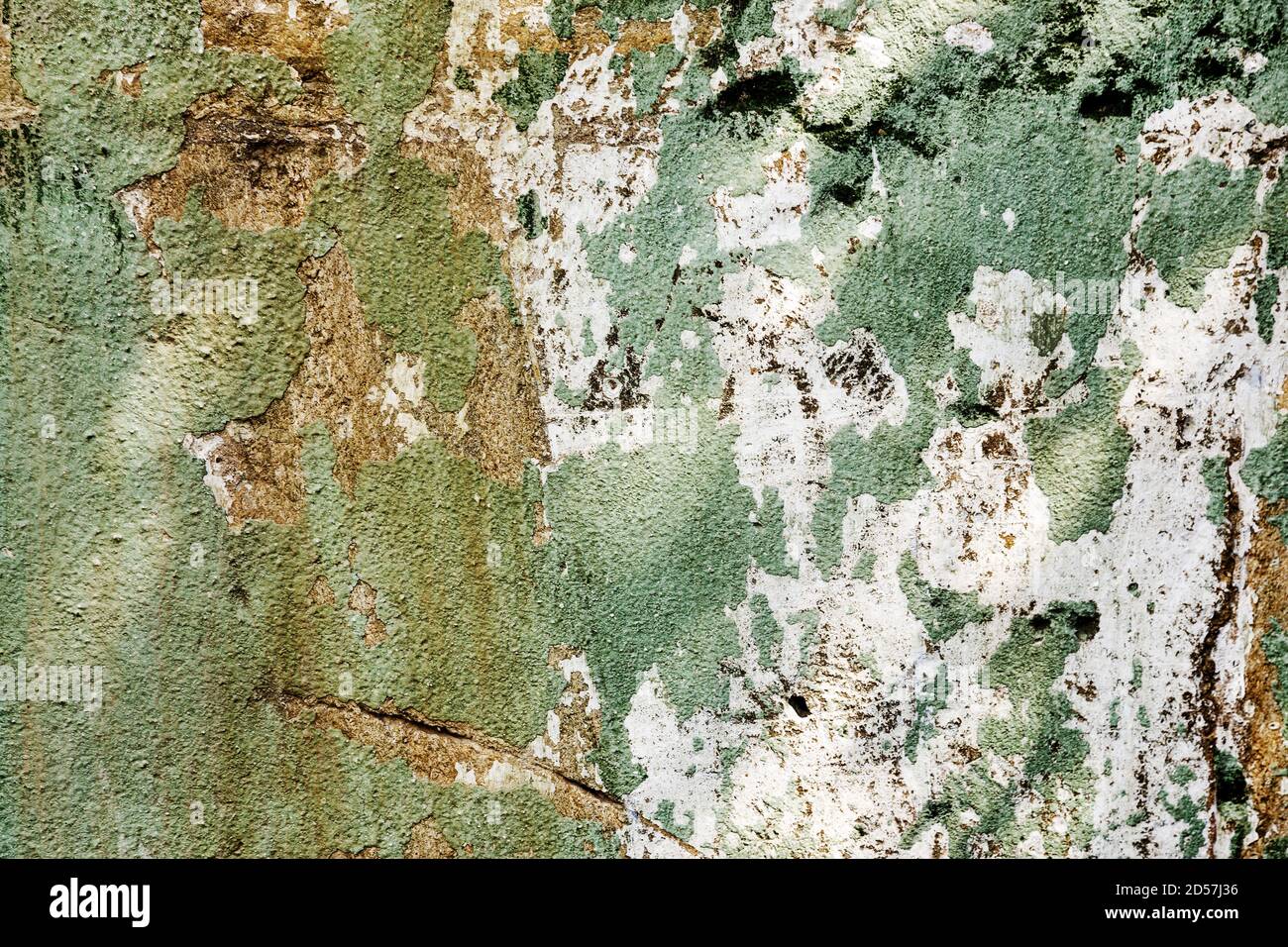 Abstract concrete, weathered with cracks and scratches. Landscape style ...
