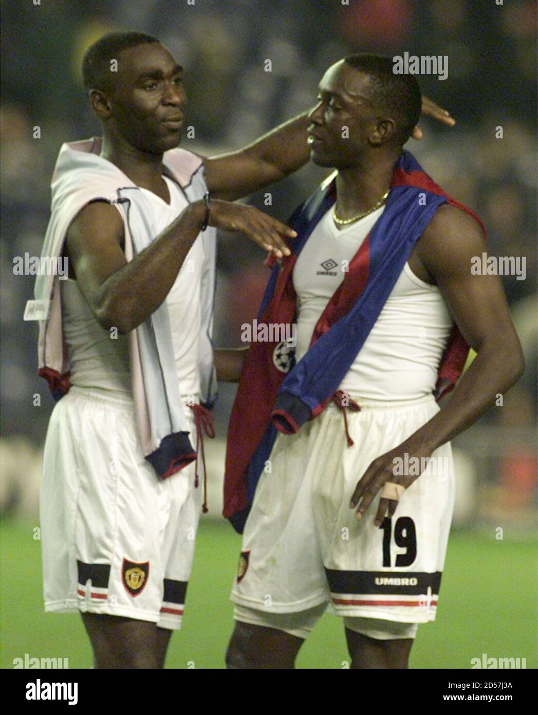 Dwight yorke andy cole champions league hi-res stock photography and ...