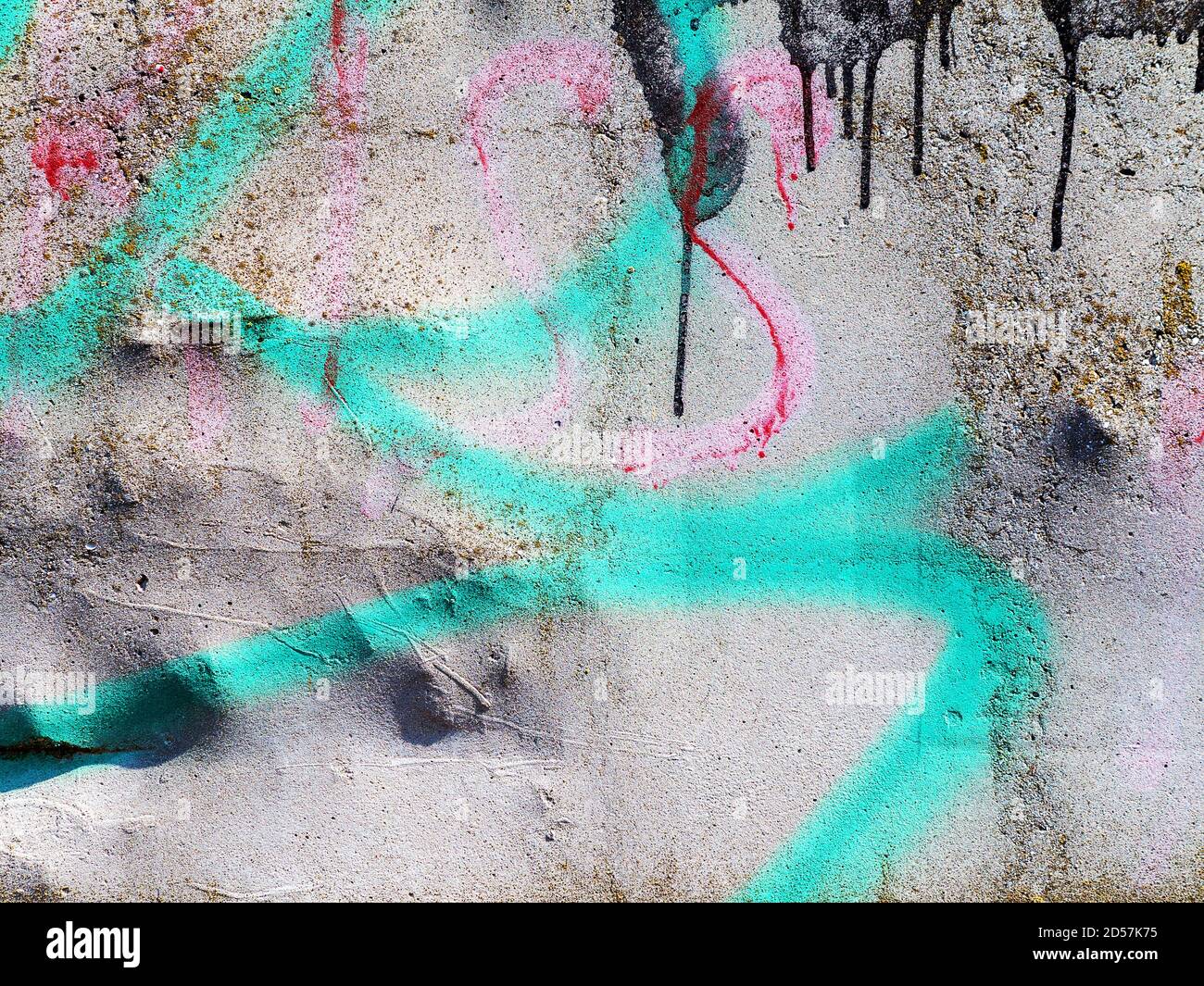 Abstract concrete, weathered with cracks and scratches. Landscape ...