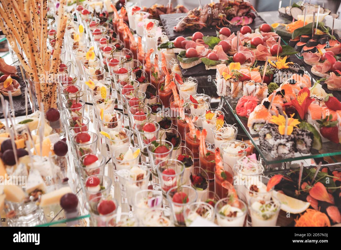 Buffet Brunch Food Eating Festive Cafe Dining Concept Stock Photo - Alamy