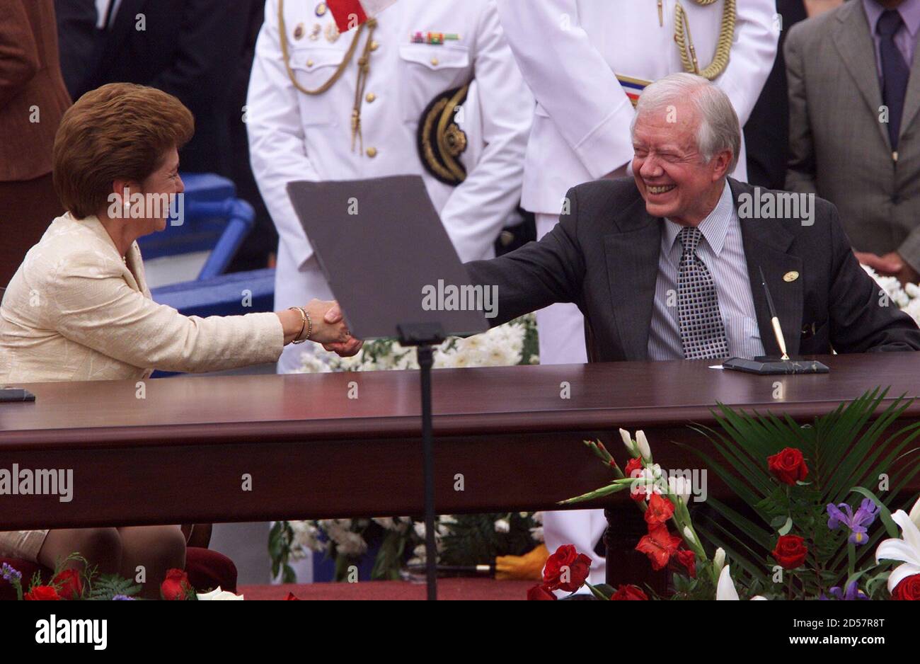 Jimmy Carter At The Panama Canal High Resolution Stock Photography and ...