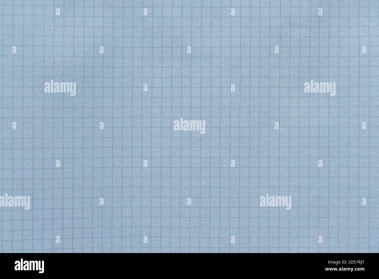 Blue checkered paper sheet as a background. Copy space Stock Photo - Alamy