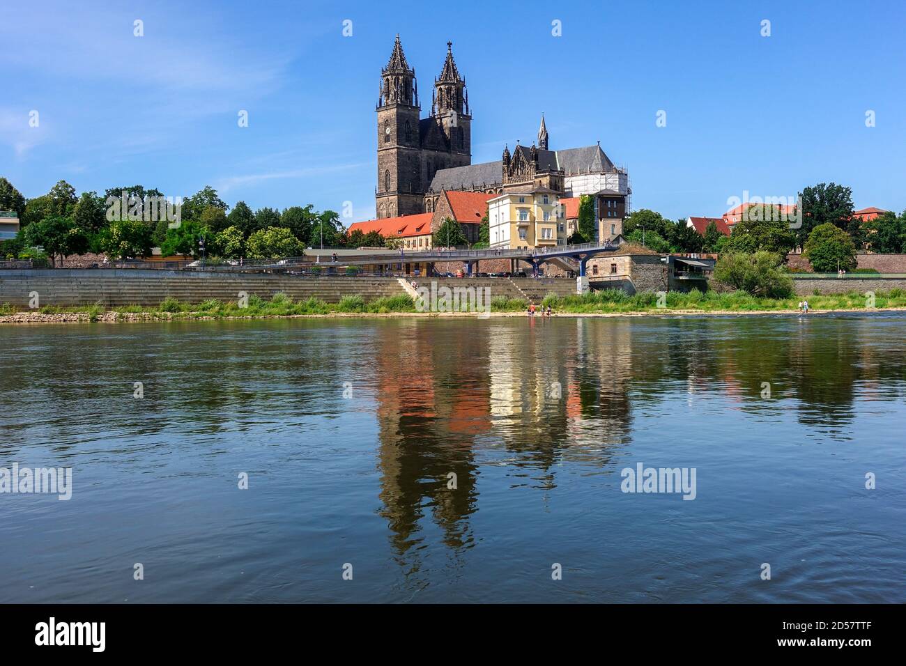 Magdeburg, Capital City of Saxony Anhalt in Germany Stock Photo - Alamy