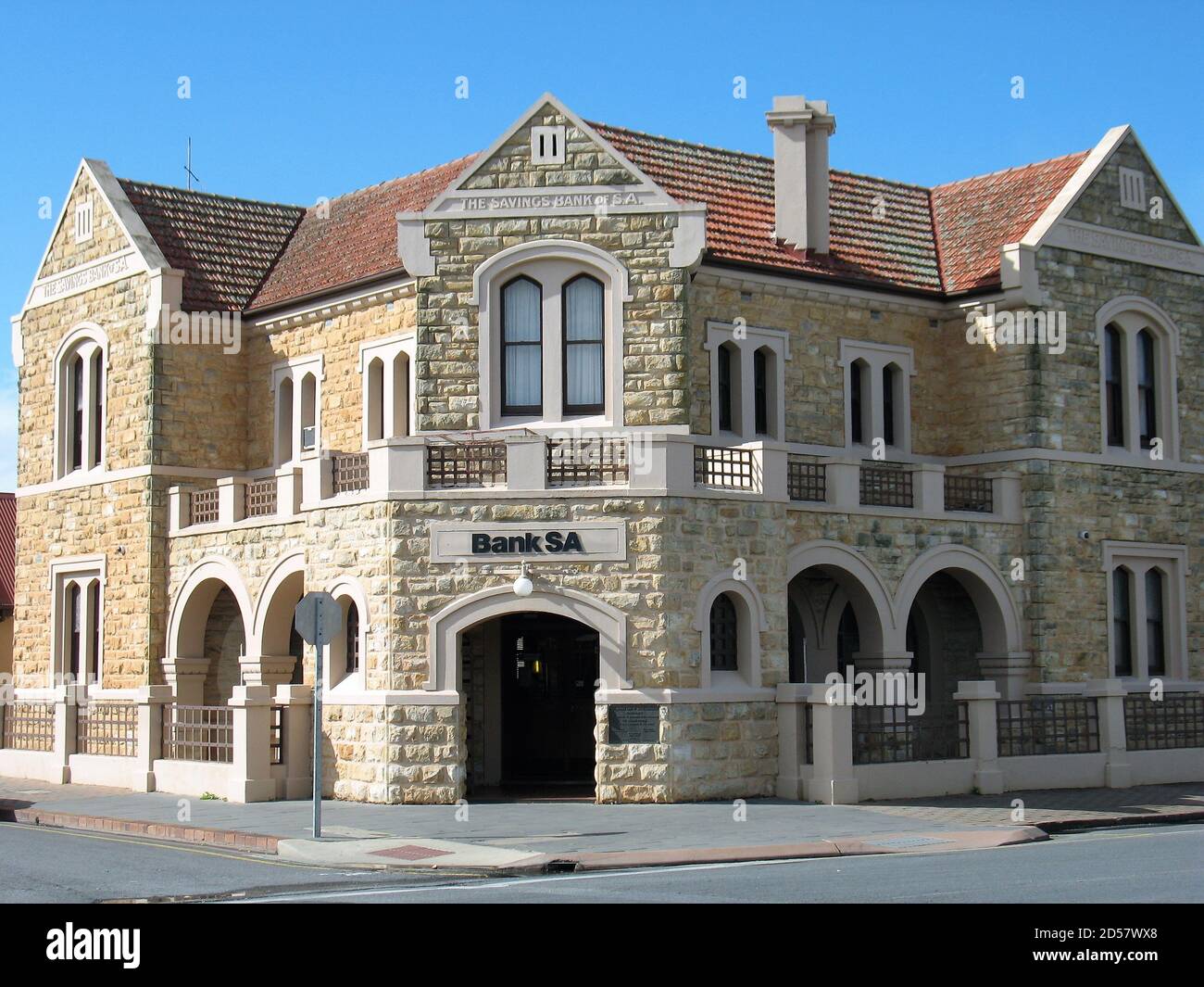 Bank of SA historic building strathalbyn South Australia Stock Photo ...