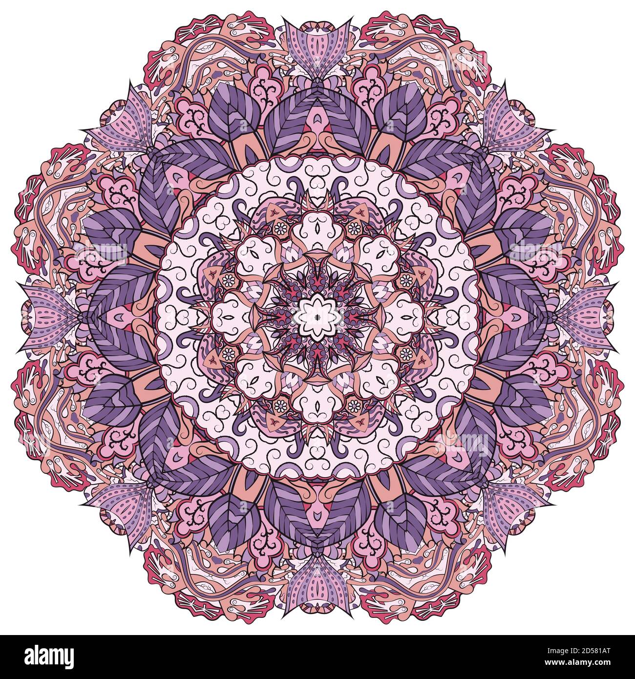 Mandala, tracery wheel mehndi design Stock Vector Image & Art - Alamy