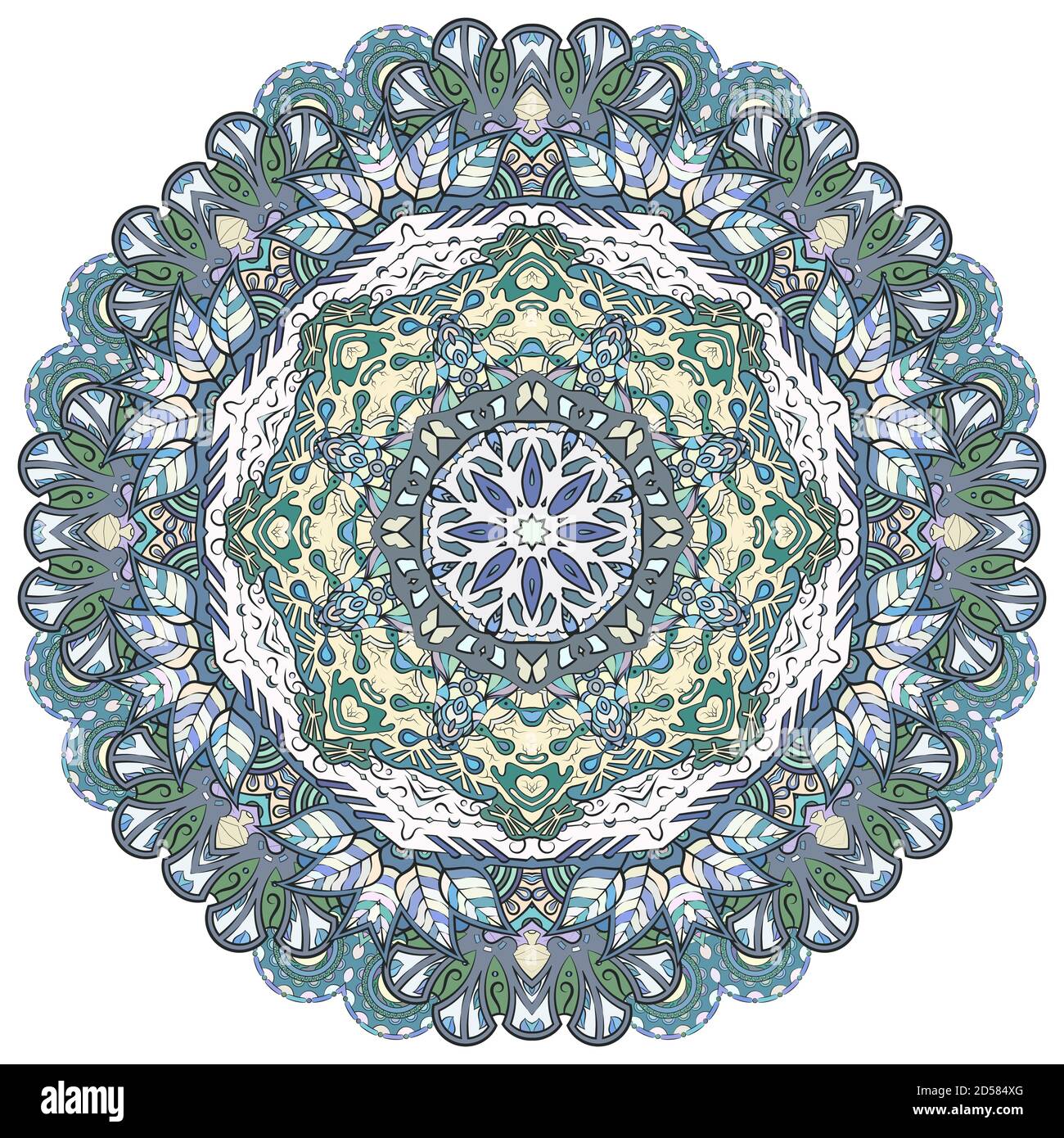 Mandala, tracery wheel mehndi design Stock Vector Image & Art - Alamy