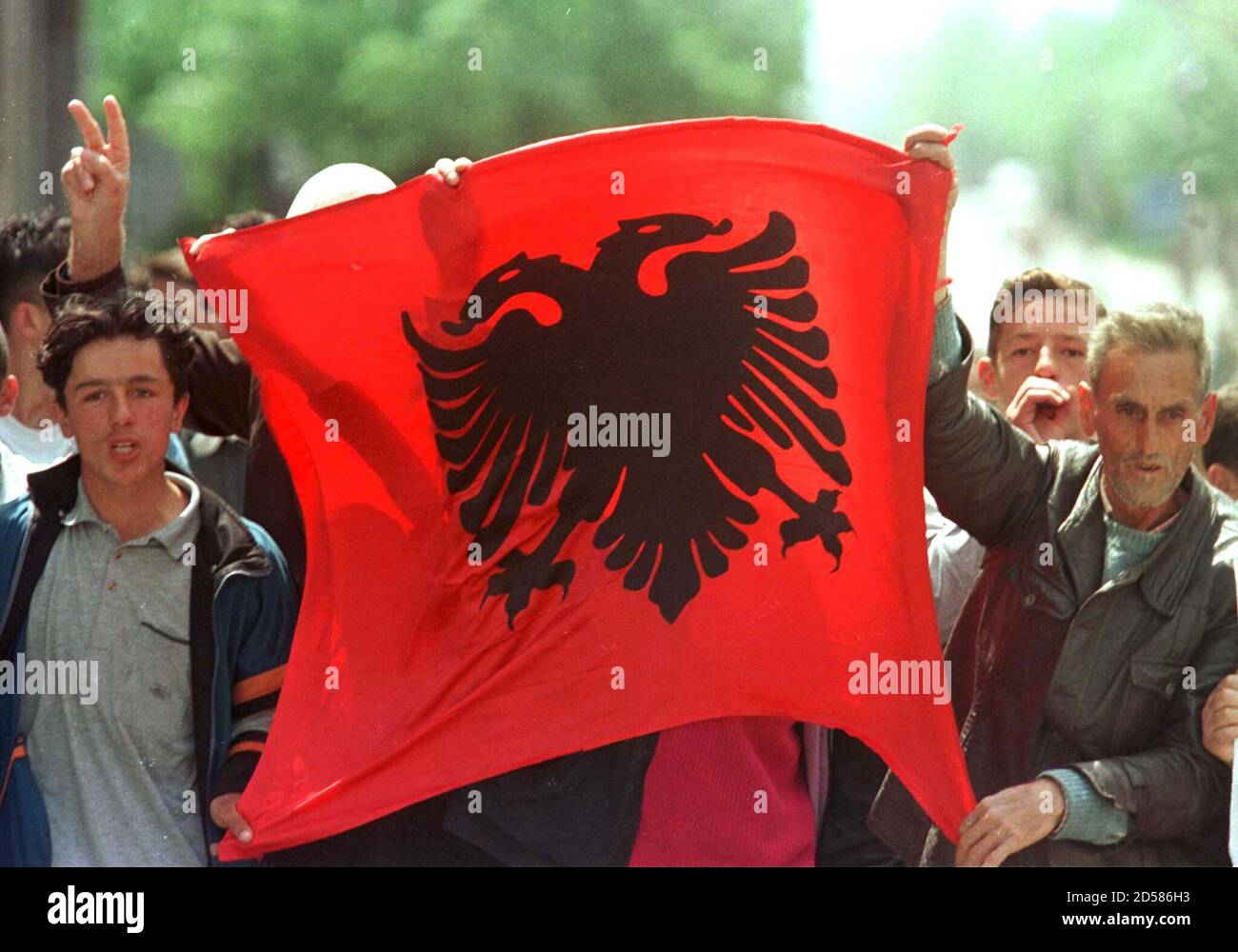 Kosovo kla flag hi-res stock photography and images - Alamy