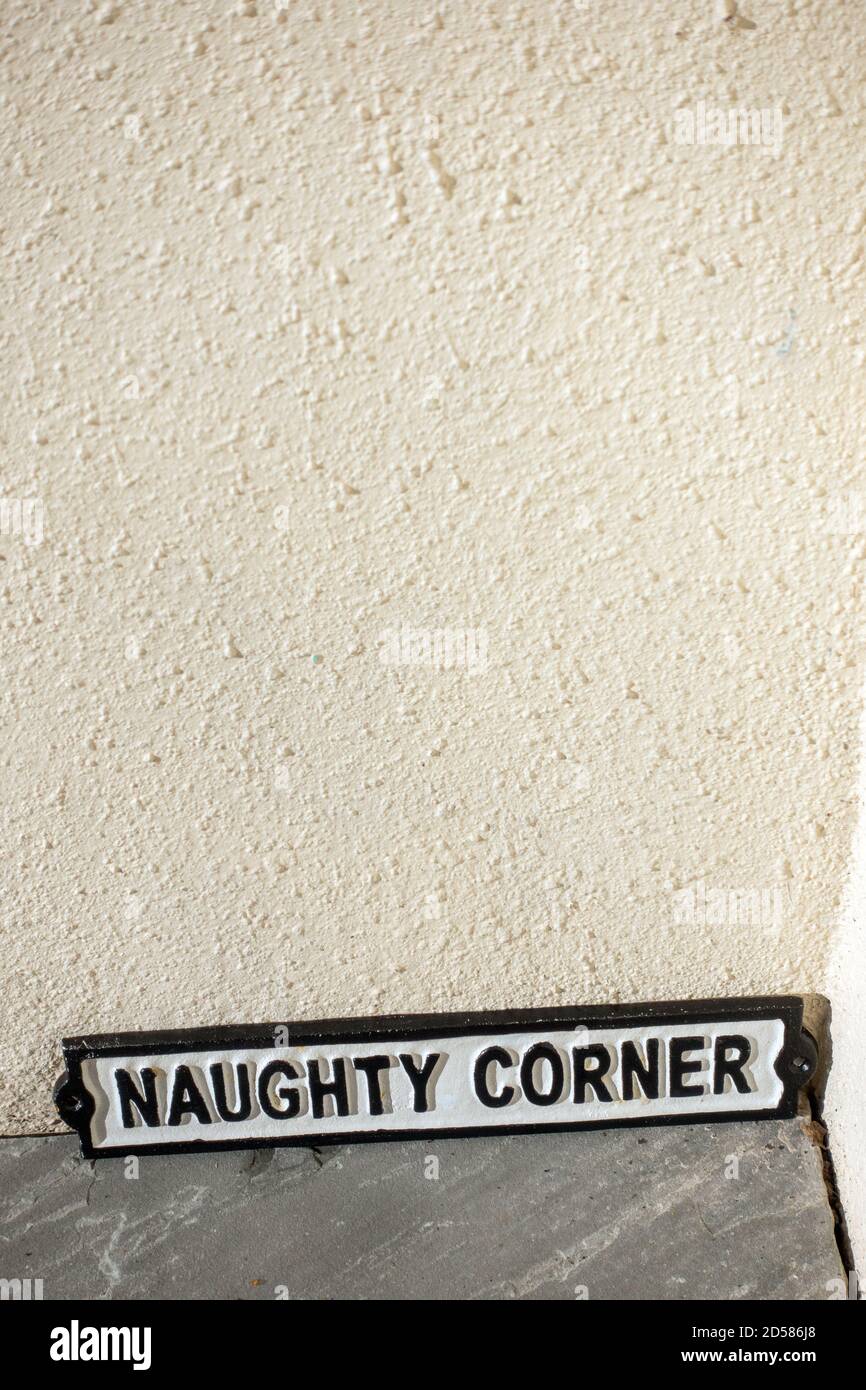 Naughty corner sign hi-res stock photography and images - Alamy