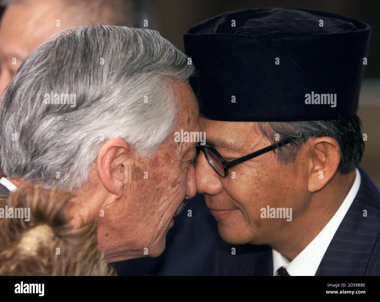 Pressing of noses hi-res stock photography and images - Alamy