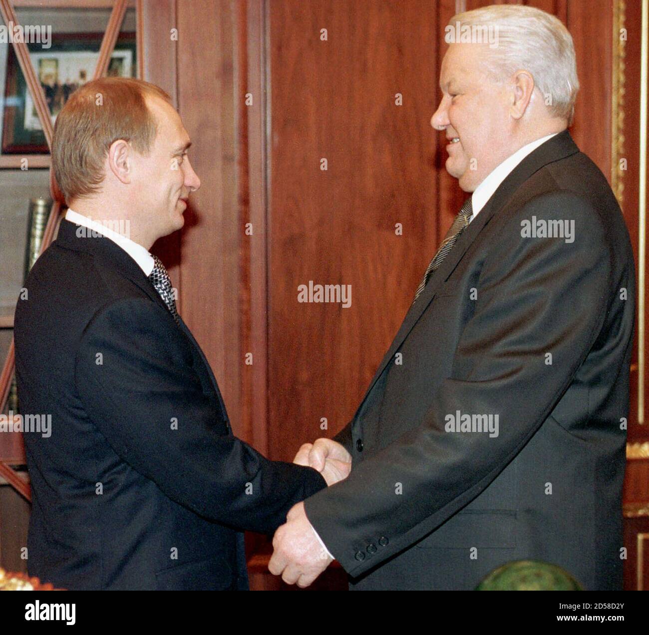 Russian President Boris Yeltsin Hands High Resolution Stock Photography ...