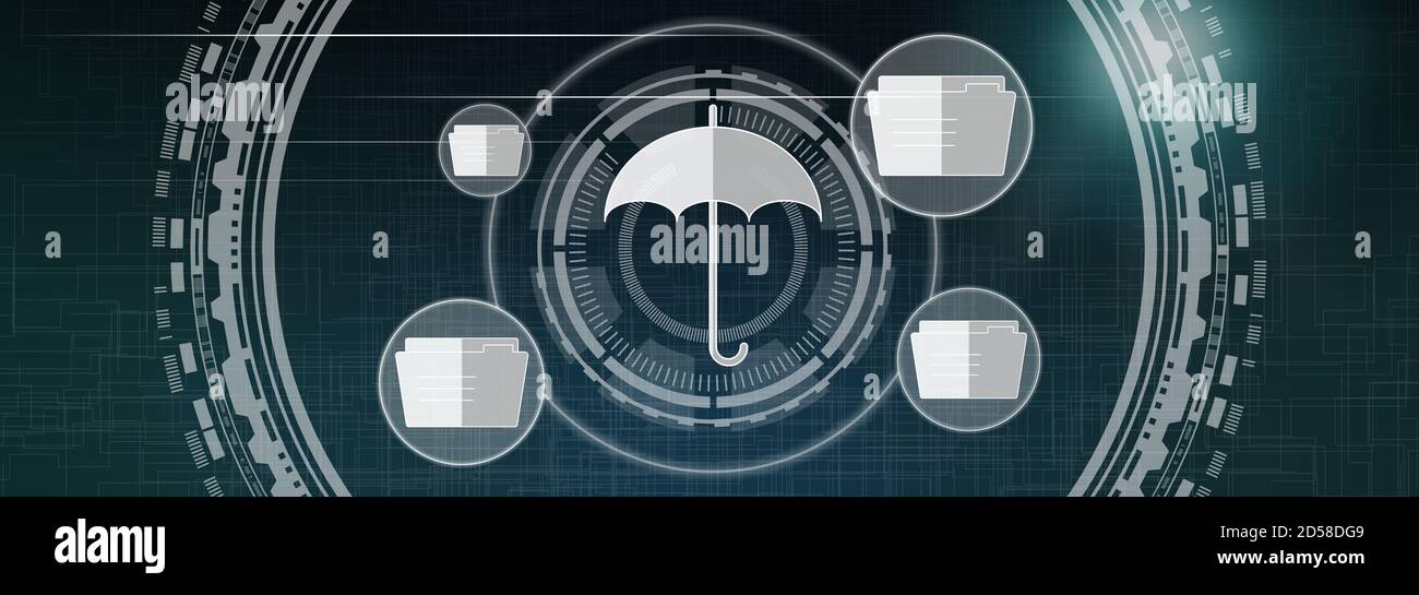 Illustration of a data protection concept Stock Photo - Alamy