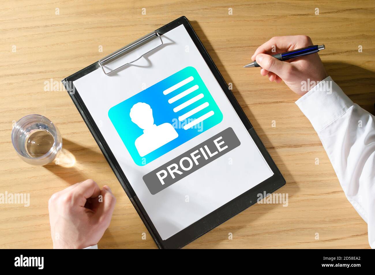 Silhouette clipboard hi-res stock photography and images - Alamy