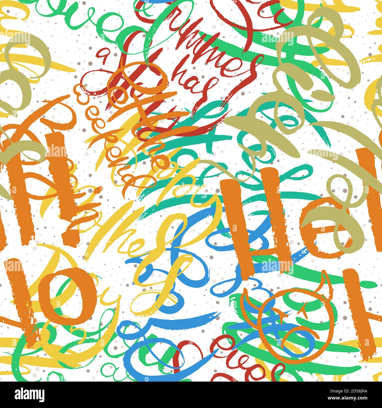 Graffiti background seamless pattern. Hand style tagging. Vandal vector ...