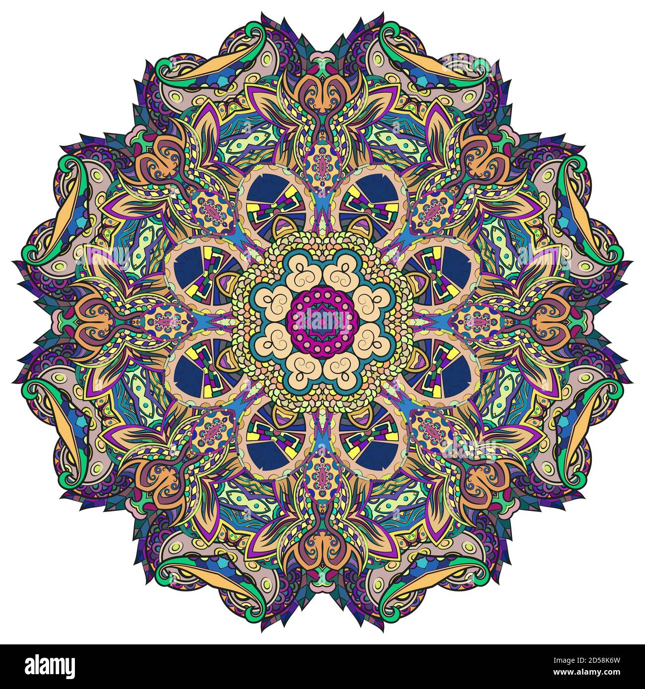 Daisy wheel pattern Stock Vector Images - Alamy