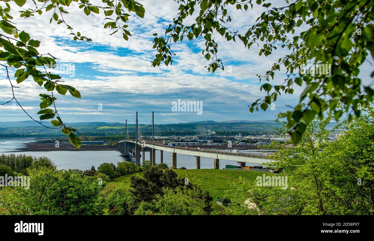 Kessock Bridge over Beauly Firth, Inverness, Scotland, UK Stock Photo ...