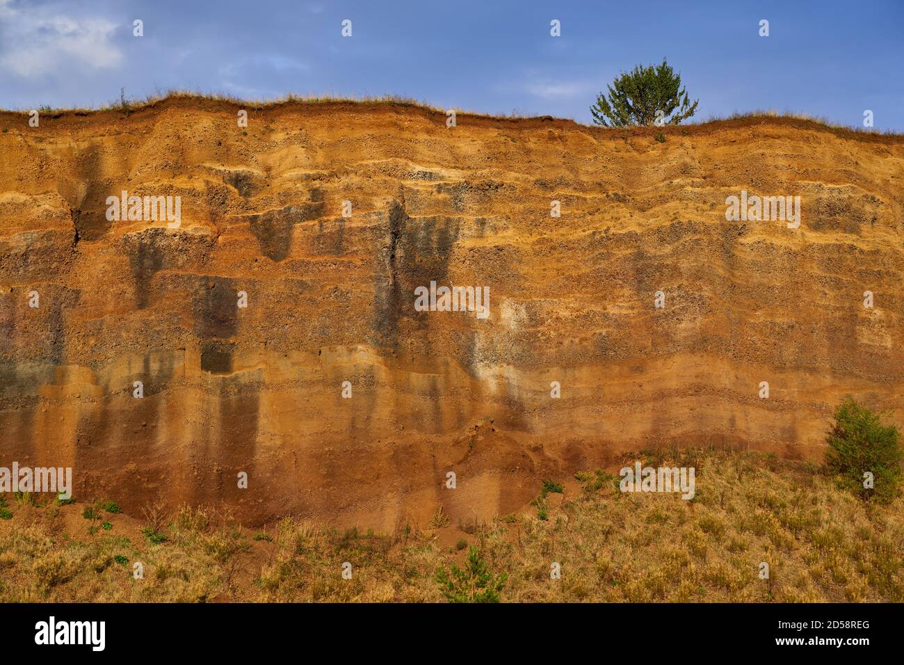 Volcanic formations from the caldera of a volcano extinct for 10 ...