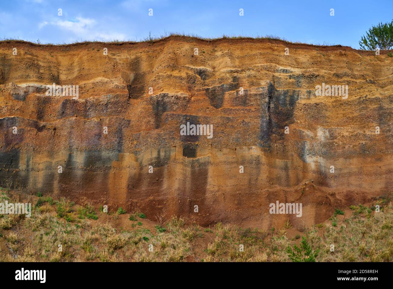 Volcanic formations from the caldera of a volcano extinct for 10 ...