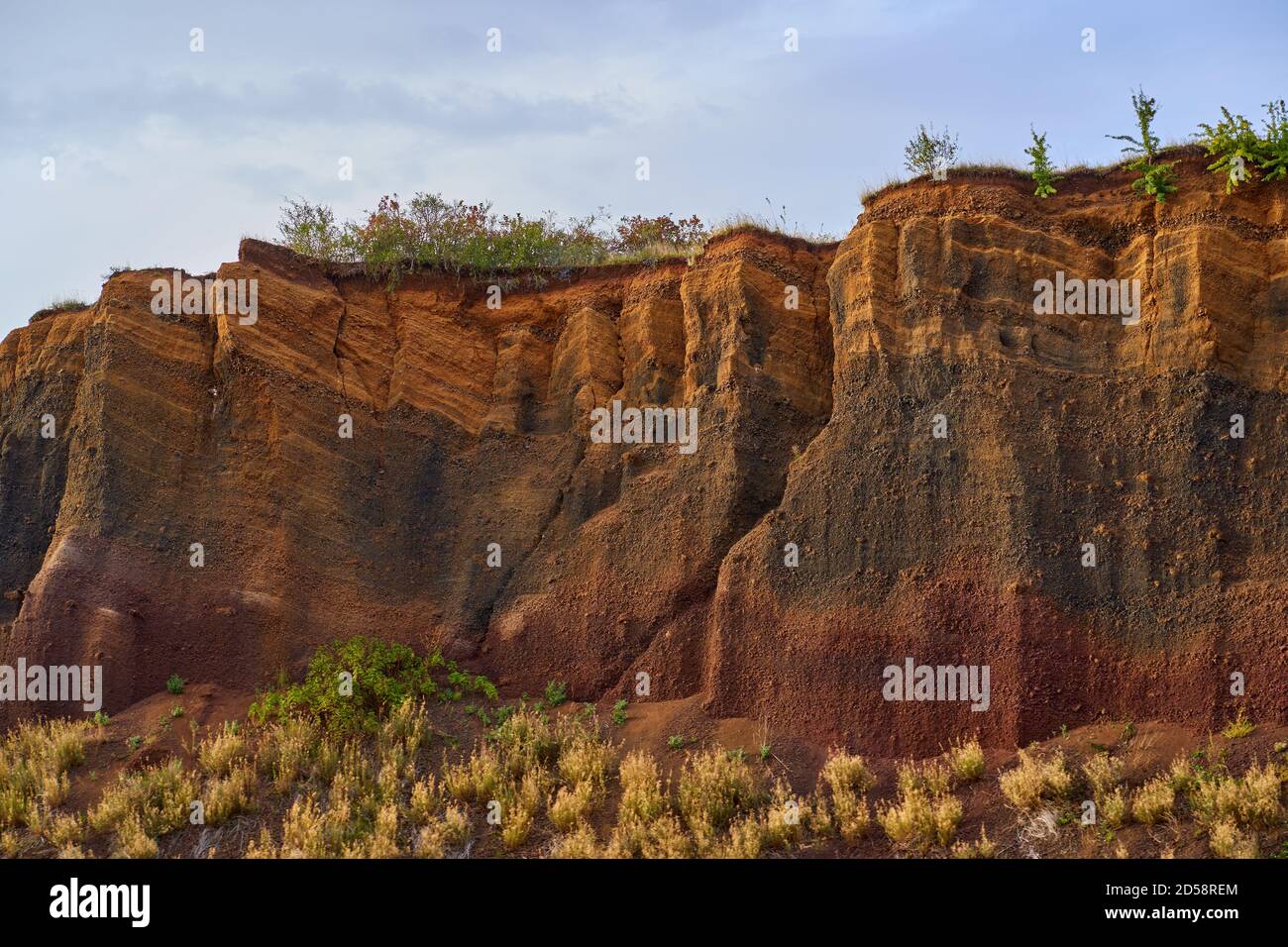 Volcanic formations from the caldera of a volcano extinct for 10 ...