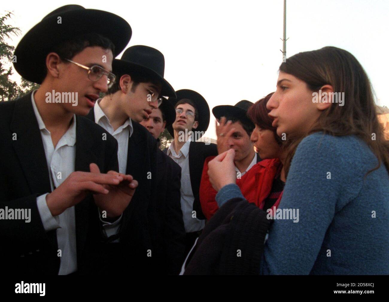 Ultra orthodox jewish young men hi-res stock photography and images - Alamy