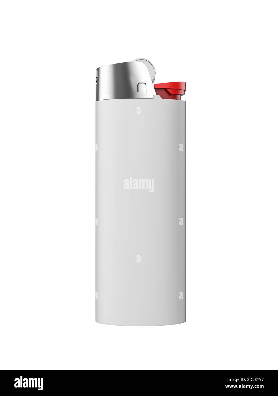 Lighter on a white background. 3d illustration Stock Photo - Alamy