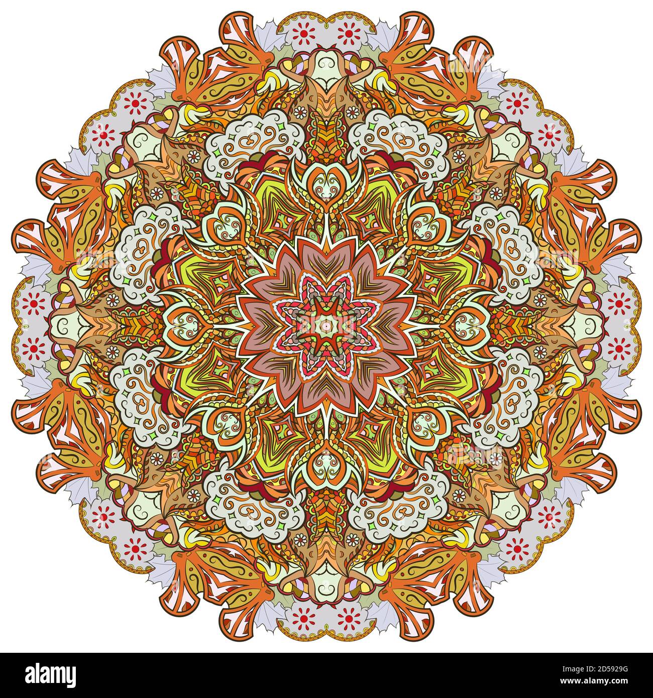 Mandala, tracery wheel mehndi design Stock Vector Image & Art - Alamy