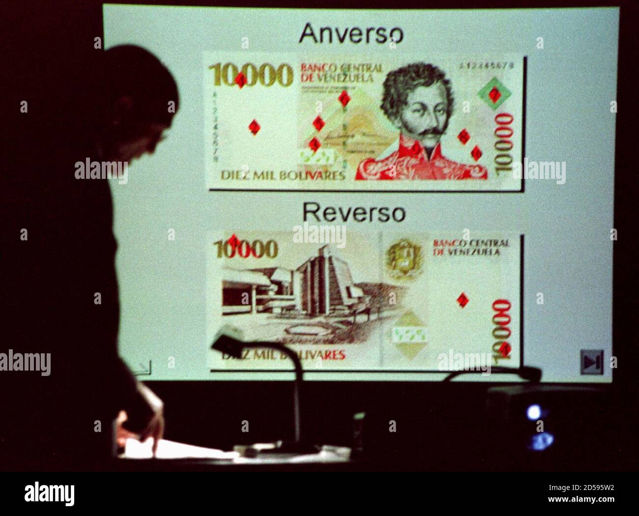 Venezuela bill simon bolivar hi-res stock photography and images - Alamy