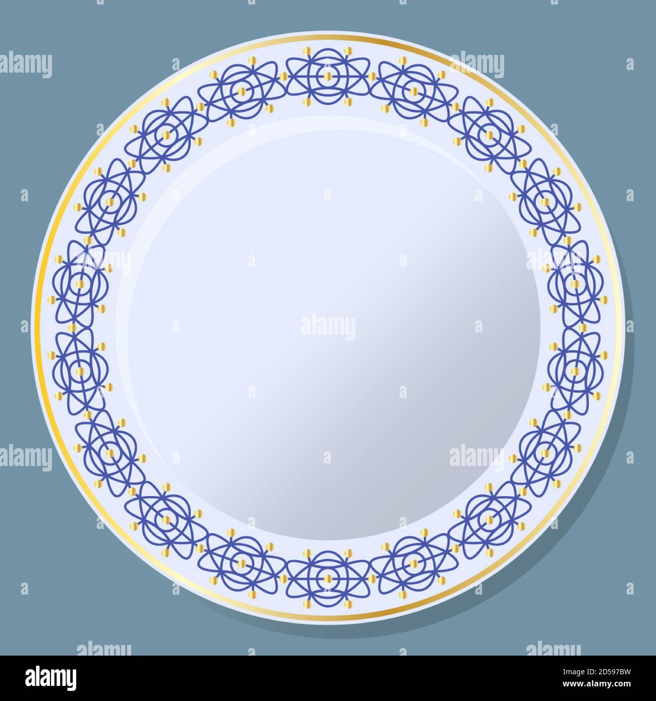 Circular plate design Stock Vector Images - Alamy