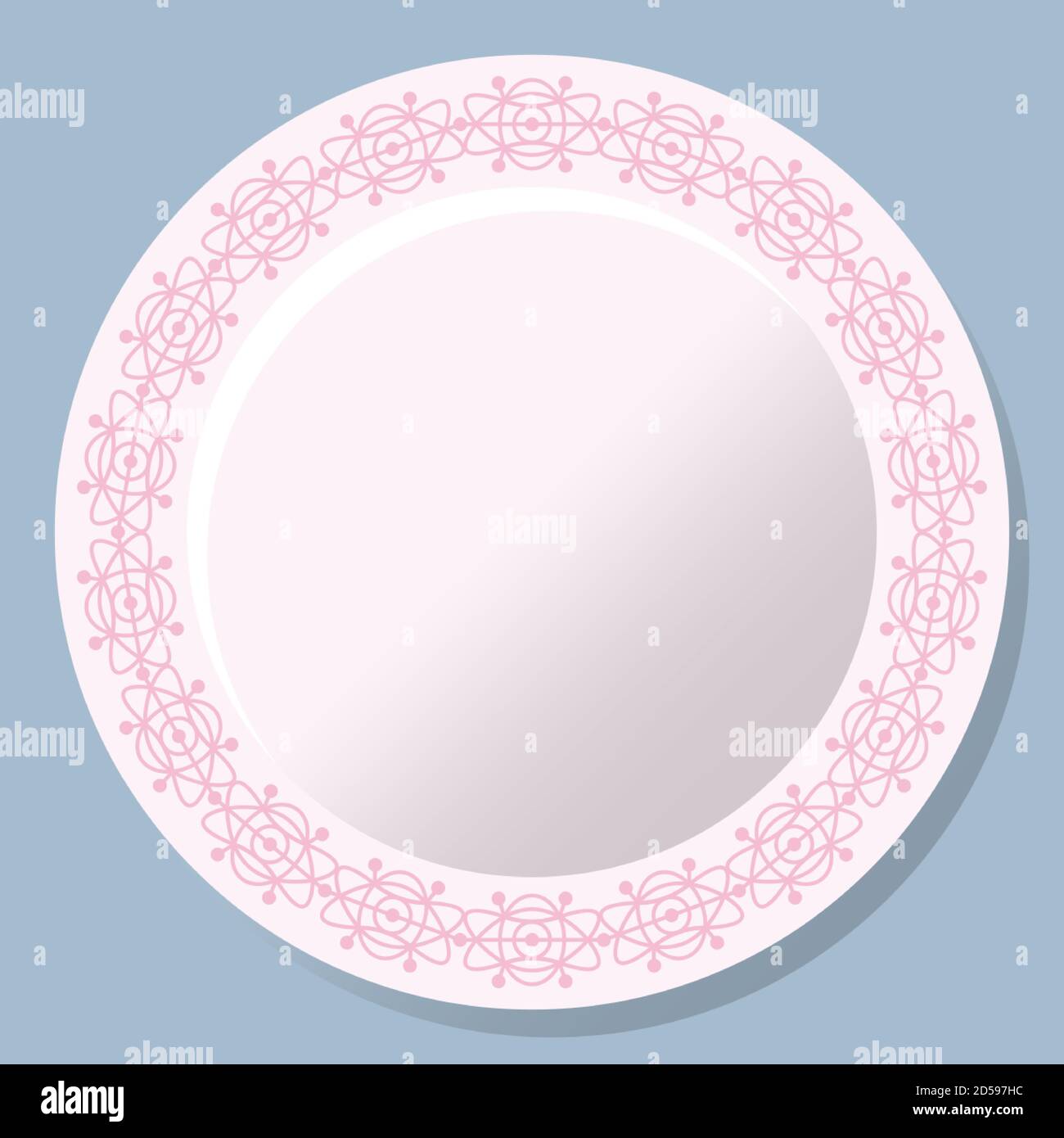 Plate design Stock Vector Images - Alamy