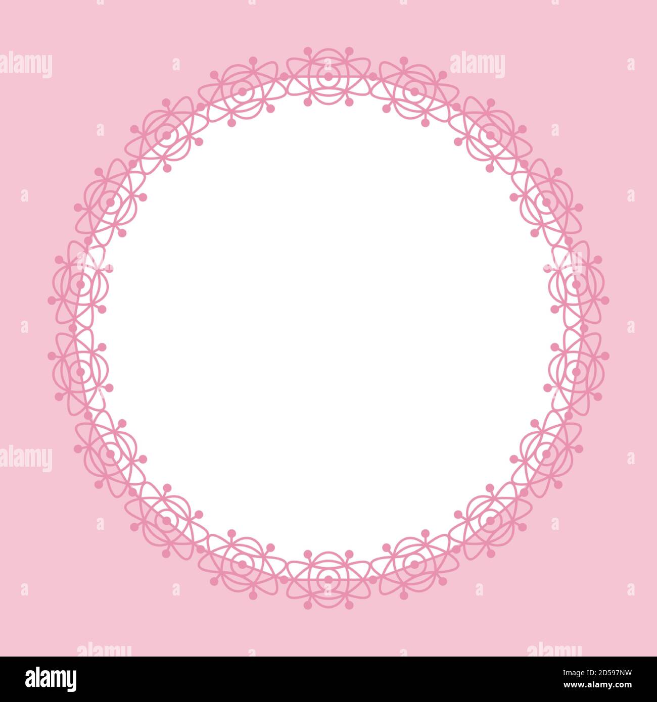 Round frame in vintage Stock Vector Images - Alamy
