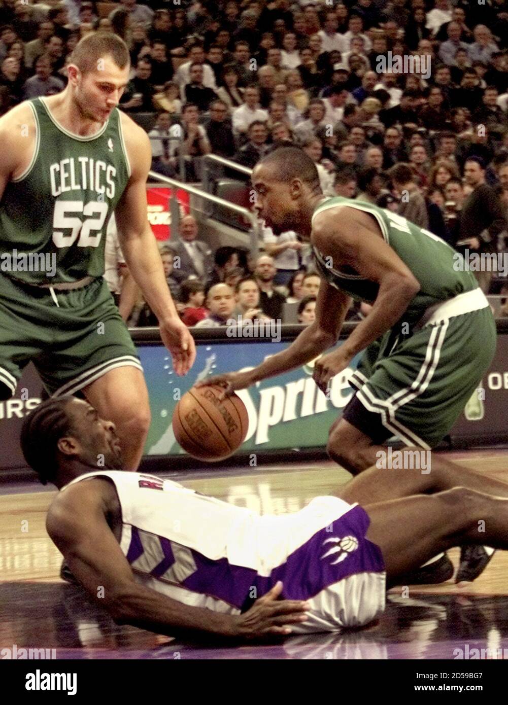 Boston celtics vitaly potapenko action hi-res stock photography and ...