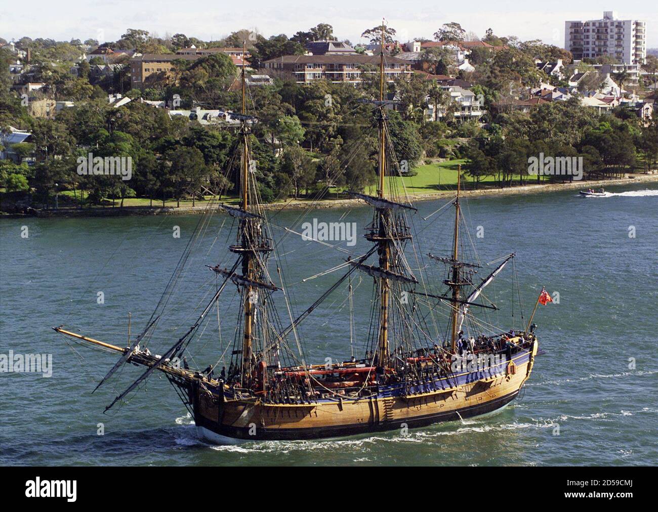 Full scale replica captain cooks ship hi-res stock photography and ...