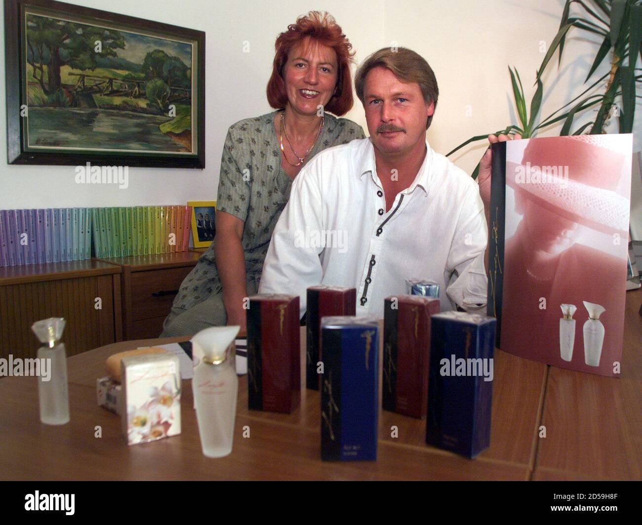 With his wife annette right hi-res stock photography and images - Alamy