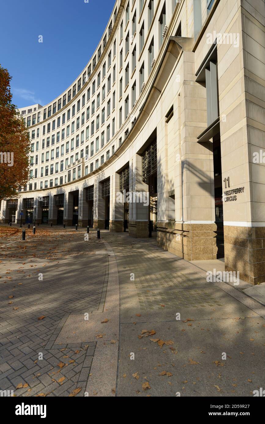 Westferry Circus Offices, Westferry Complex, Canary Wharf Estate, East ...