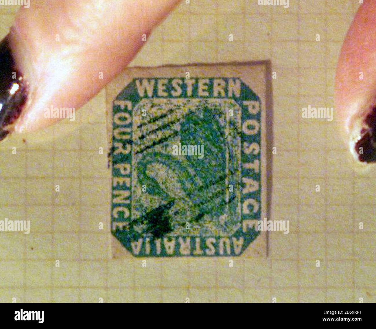 Penny blue stamp hi-res stock photography and images - Alamy