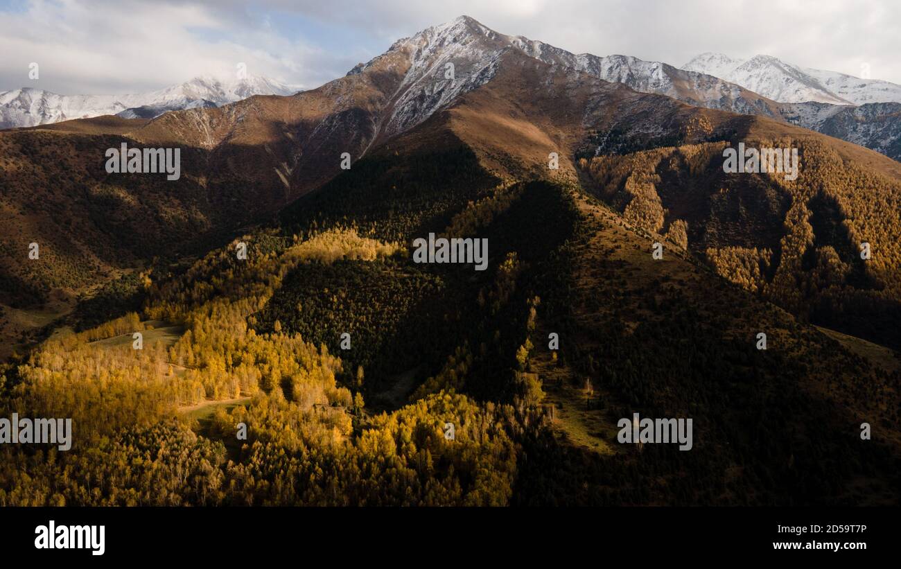 Autumn Hiking to the Boirok Grove in Ala Archa National Park in ...