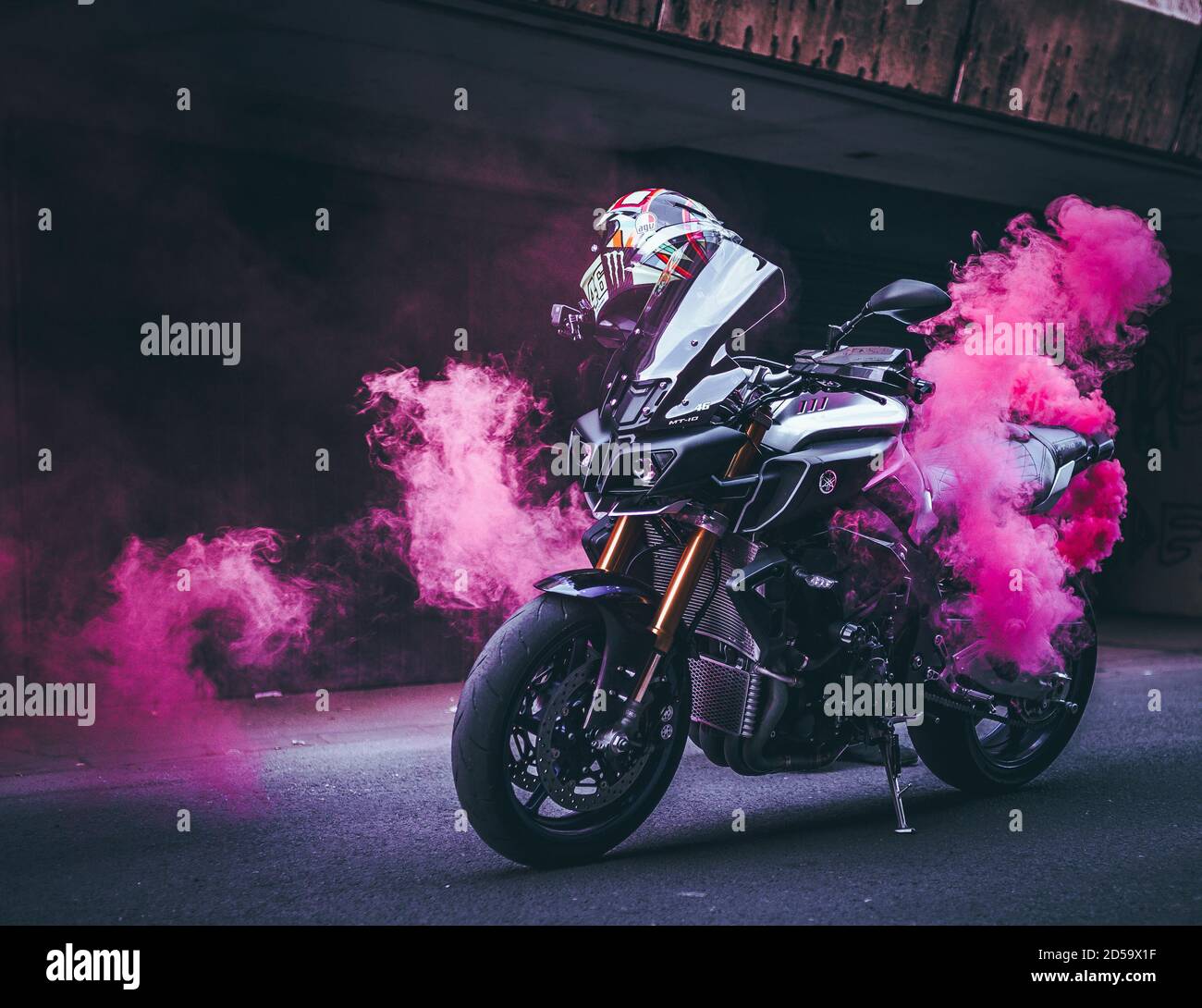 Burning Bike Wallpaper