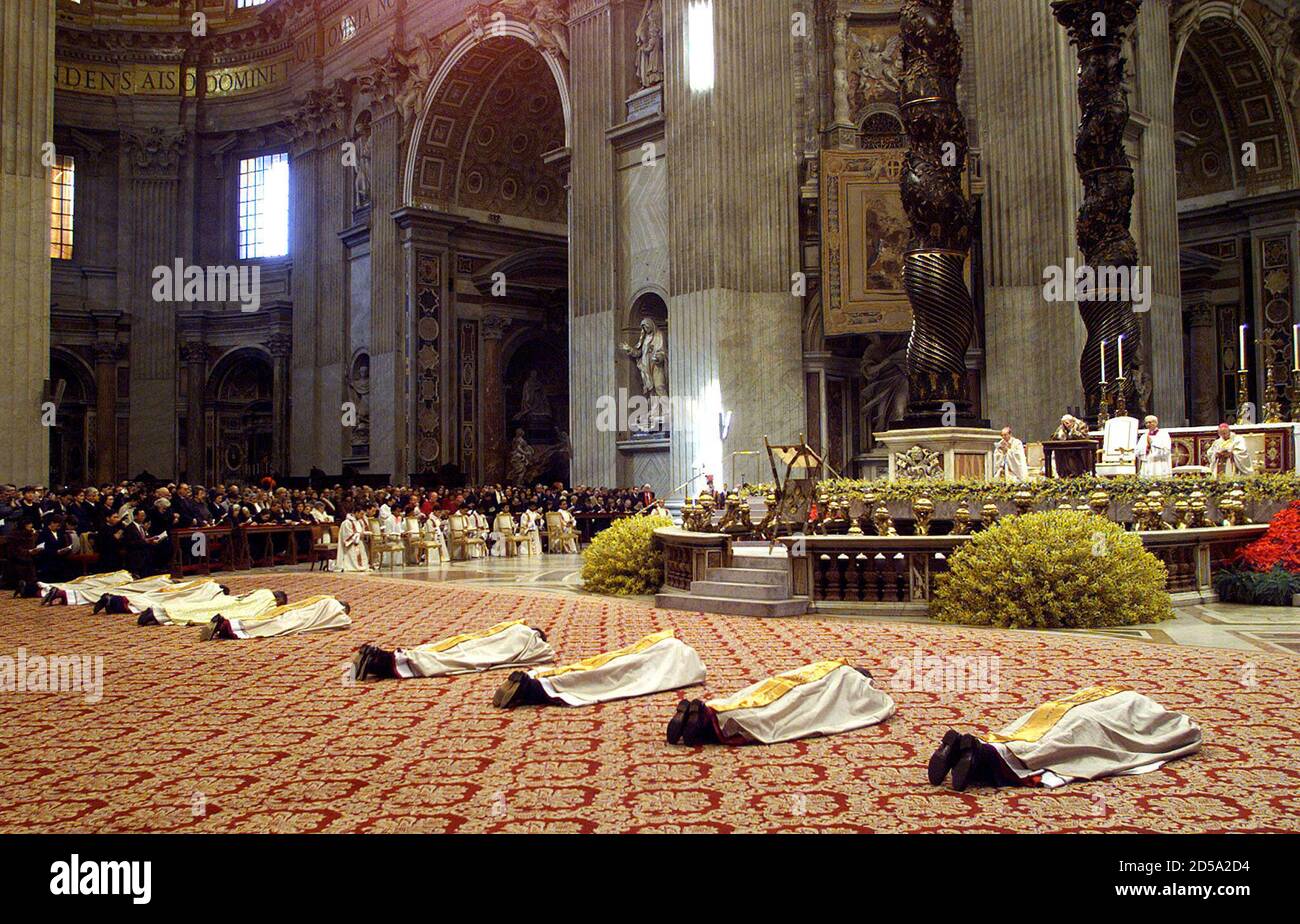 Prostrate catholic hi-res stock photography and images - Alamy