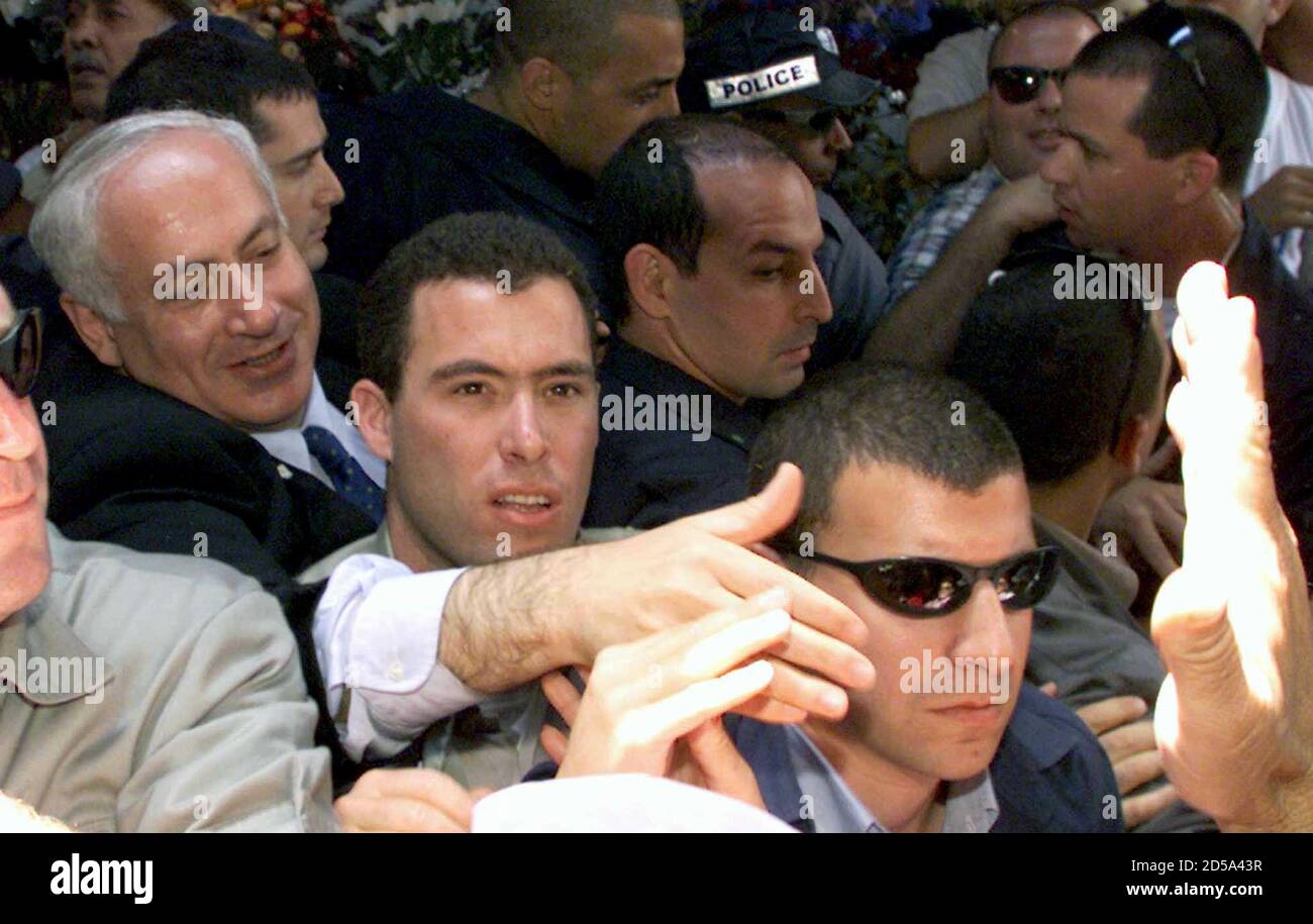 Security Guards Israeli Prime Minister High Resolution Stock ...