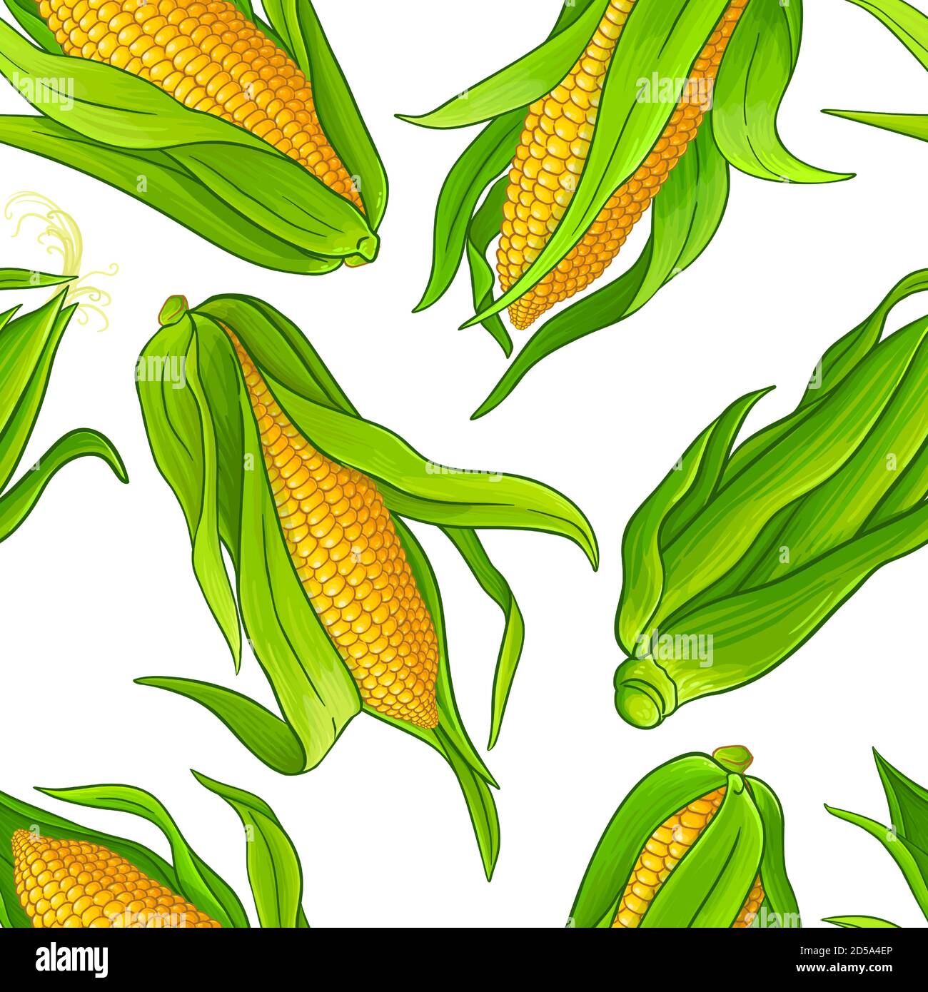 corn vector pattern Stock Vector Image & Art - Alamy