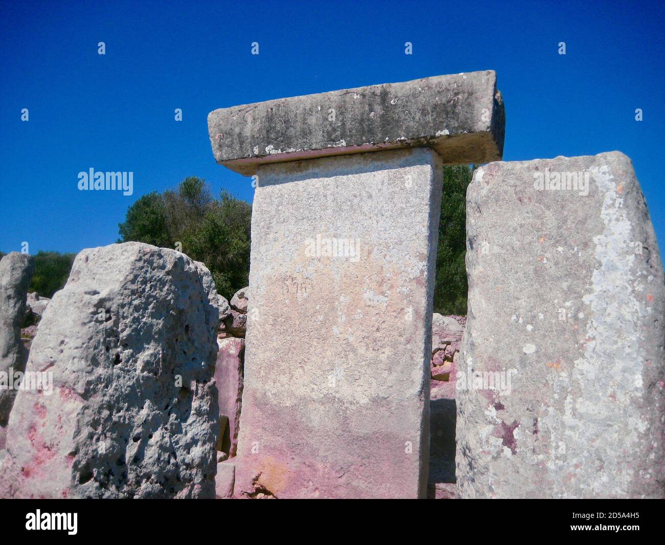 Ancient monument at Torralba den Salort, Menorca, Spain Stock Photo - Alamy