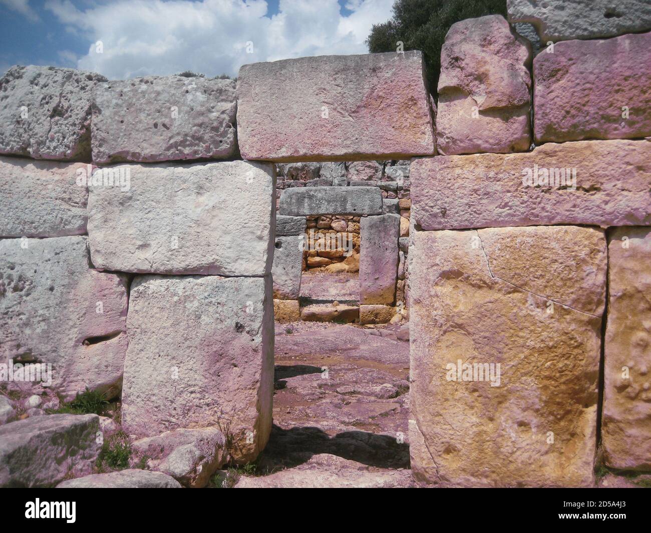 Ancient monument at Torralba den Salort, Menorca, Spain Stock Photo - Alamy