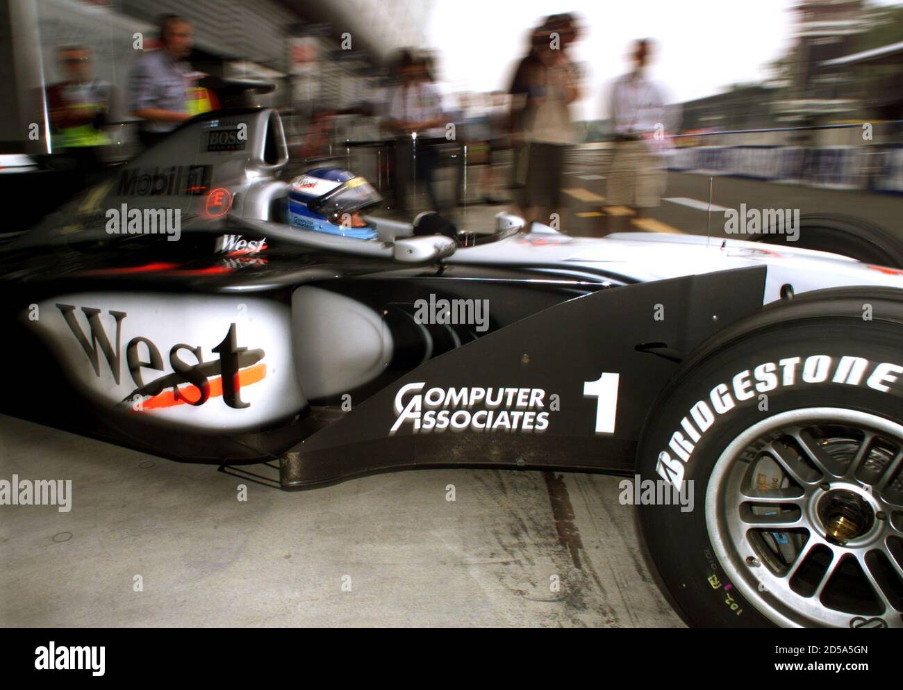 Finnish Racing Driver Mika Hakkinen High Resolution Stock Photography ...