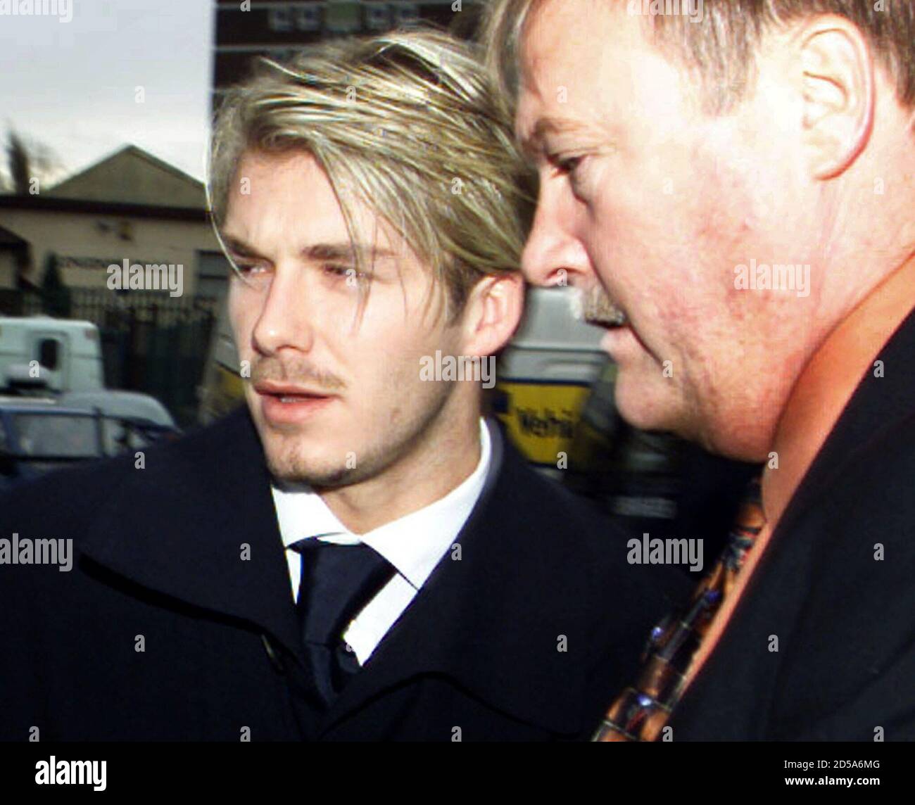England manchester united footballer david beckham at stockport ...
