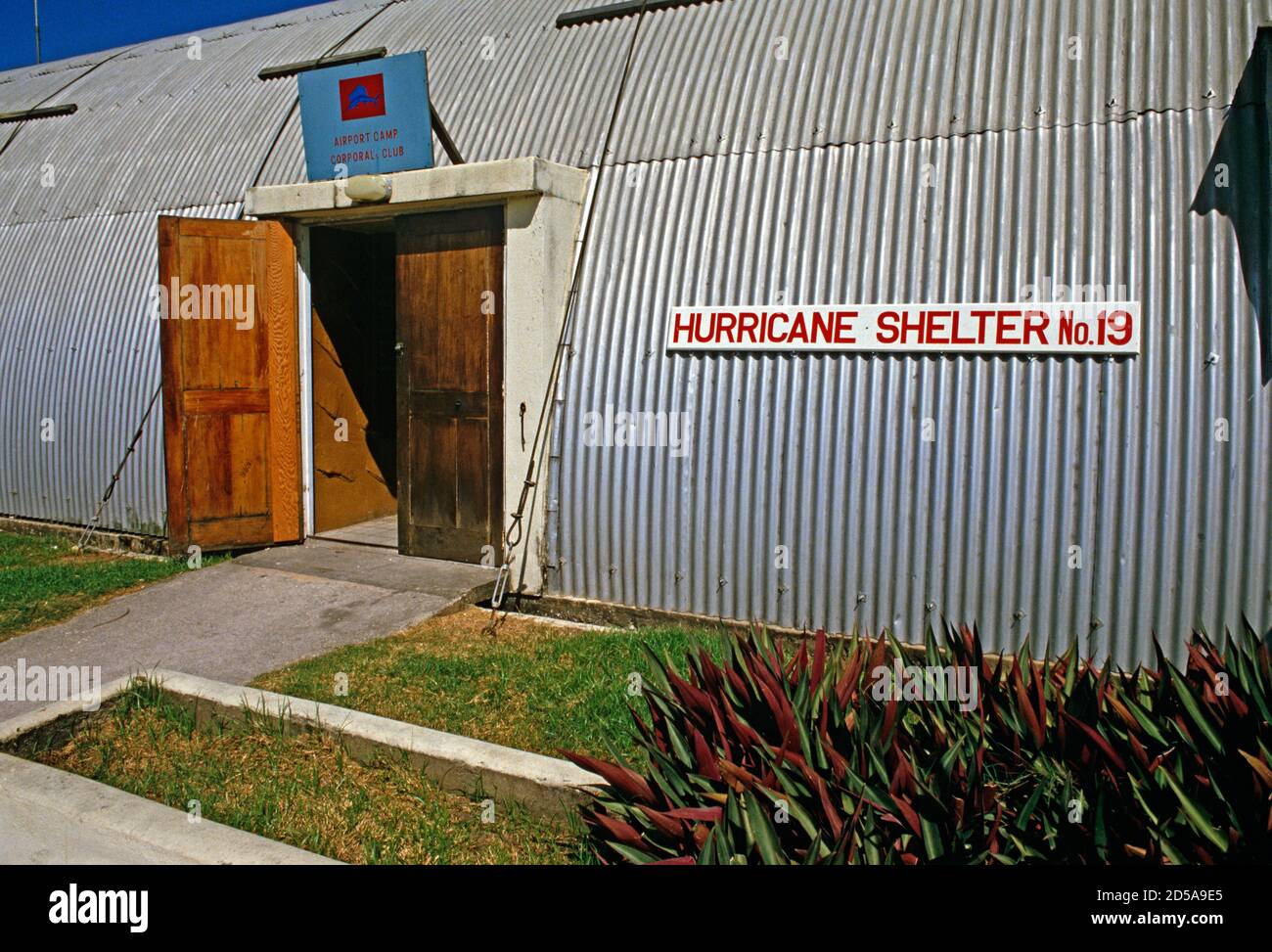 Corporal club doubling up as hurrican shelter, British Army base ...