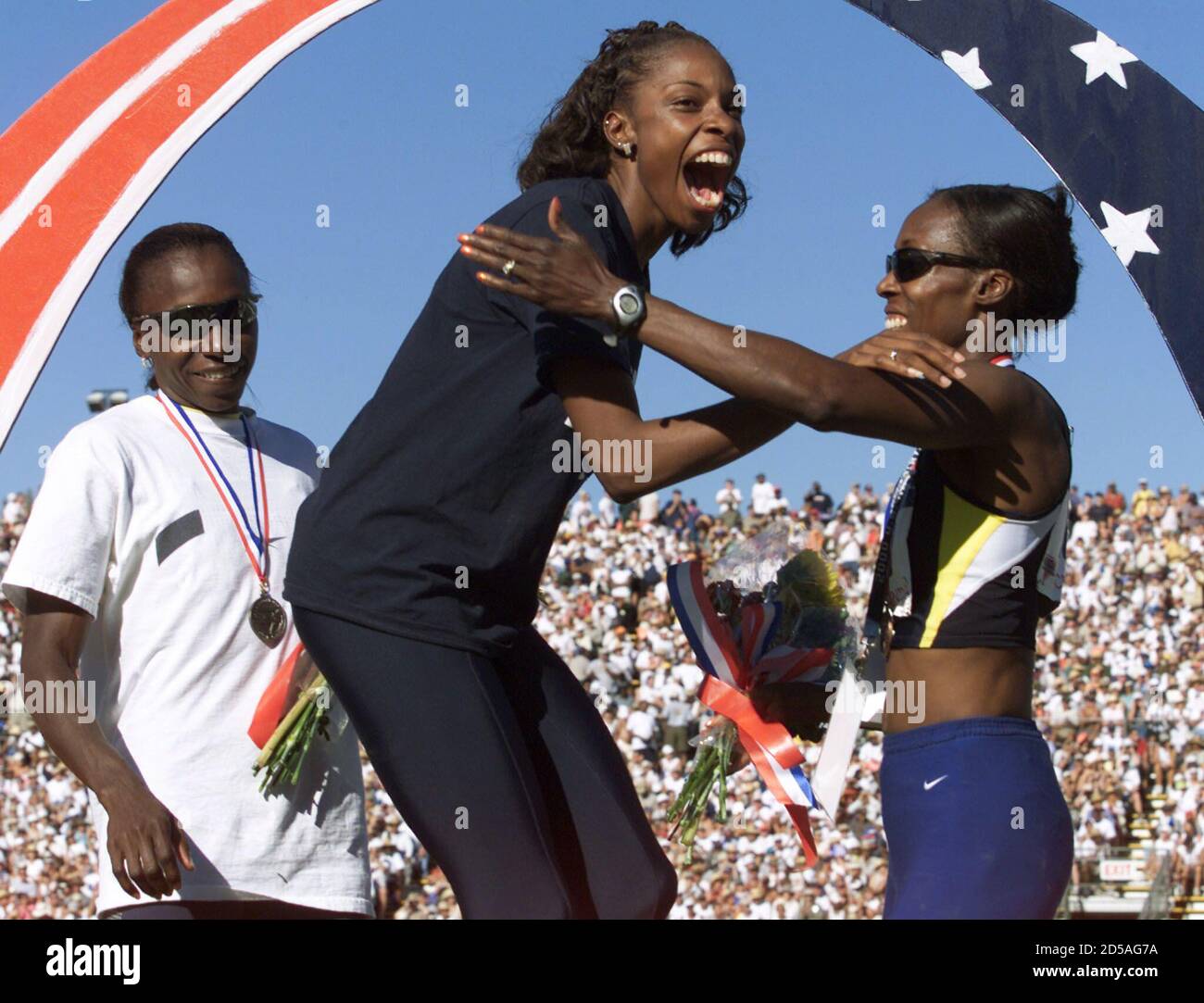 Olympics athletics celebrates united states of america hi-res stock ...