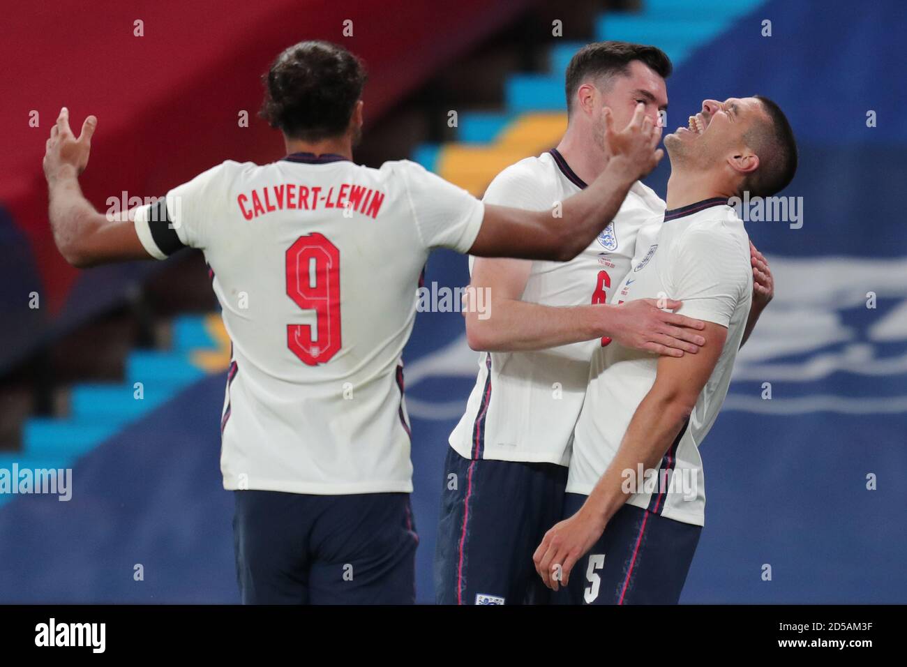 DOMINIC CALVERT-LEWIN, MICHAEL KEANE, CONOR COADY, ENGLAND V WALES ...