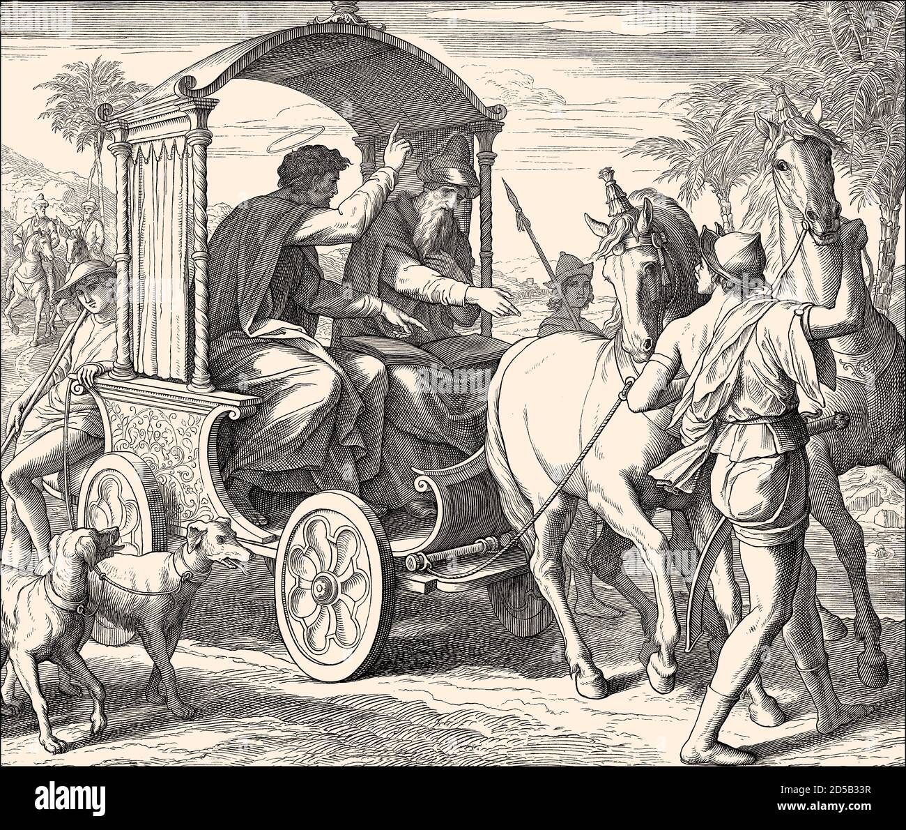 Philip and the ethiopian eunuch hi-res stock photography and images - Alamy